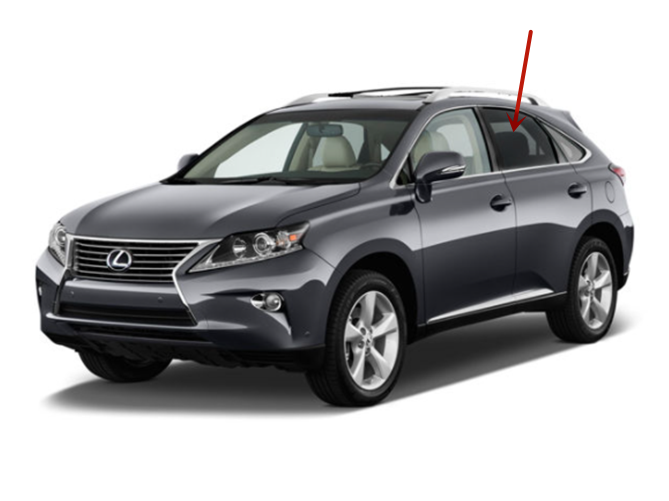 Fits 2010-2015 Lexus RX350 RX450 Driver Left Side Rear Door Window ...