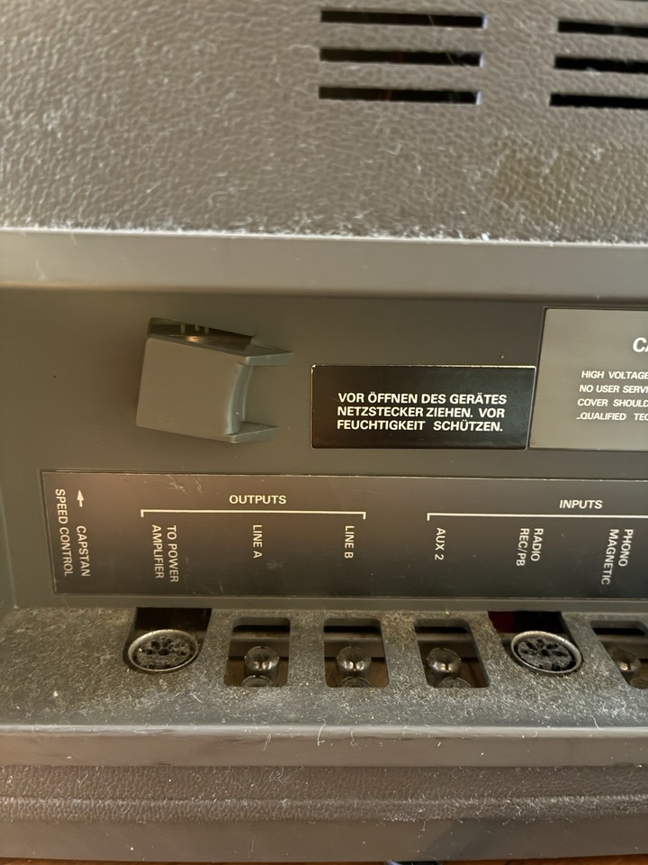 Revox A700 Reel to Reel 1/4" 2 Track Tape Deck | eBay