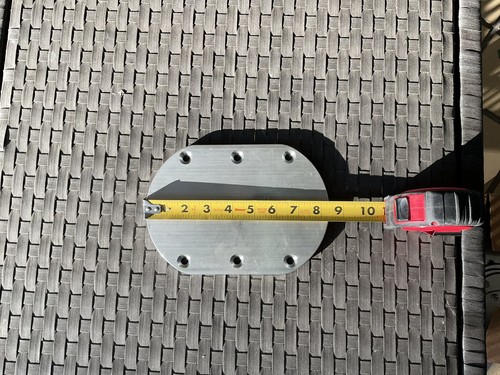 Aluminum Welding Tower Pads Taco Tigress Lees New Mill Finish 7x5 3/8 ...