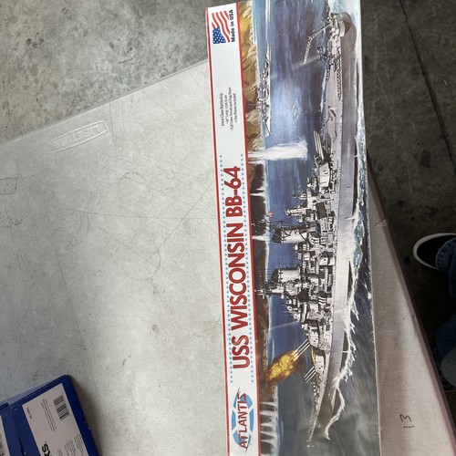 Atlantis USS Wisconsin BB-64 Battleship 1:535 Plastic Model Kit H463 ...