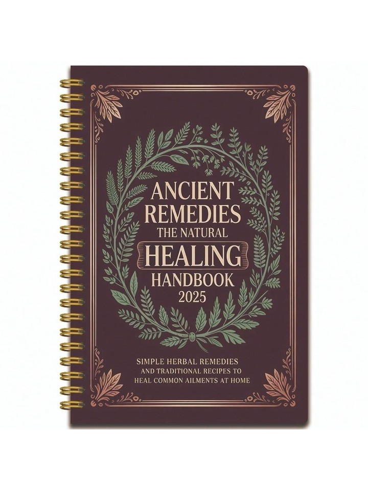 The Natural Healing Handbook, Spiral-Bound Guide for Herbal Remedies ...