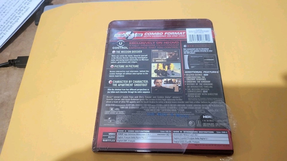 The Kingdom (HD DVD, 2007) Combo Format NEW SEALED JAMIE FOXX CHRIS ...