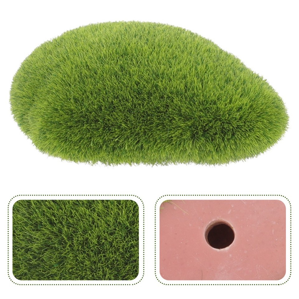 Decorative Aquarium Moss Simulation Moss Decor Small Moss Adornment for ...