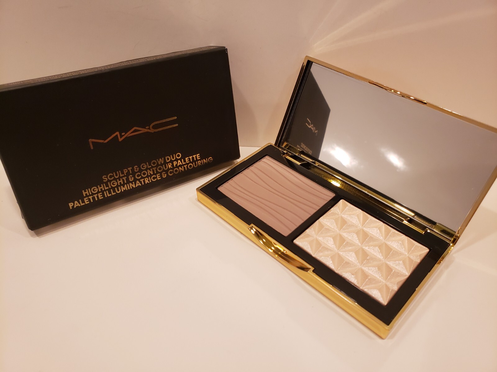 Mac Sculpt & Glow Duo Extra Dimension Skinfinish & Sheertone Blush ...