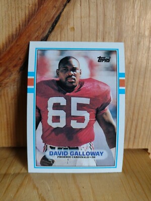 1989 Topps NFL: #281 DAVID GALLOWAY. PHOENIX CARDNALS. . . FT5 | eBay
