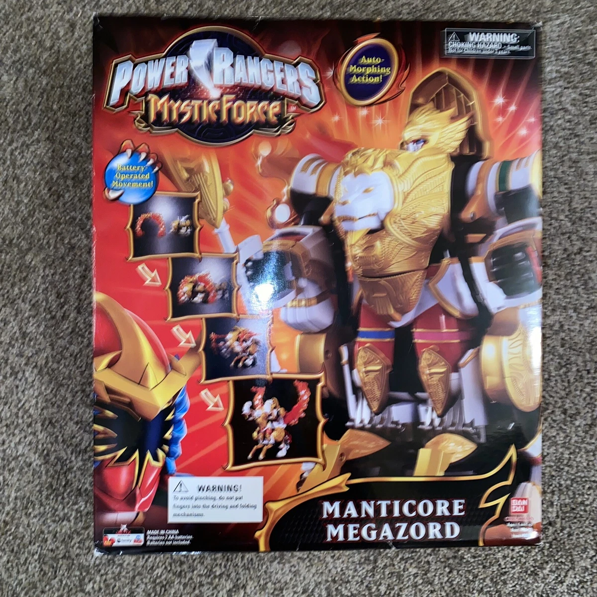 Power Rangers Mystic Force MANTICORE Electronic Megazor