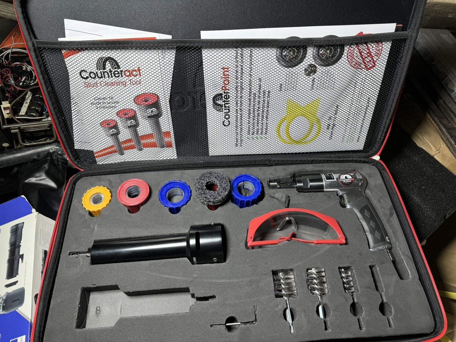 Counteract Stk-1322 Truck Stud Cleaning Tool and Brush Kit - 2 Tools ...