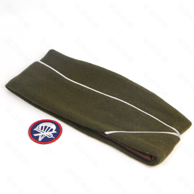 WW2 US ARMY Airborne Officer Cap Garrison Wool Parachute Hat SIZE XL | eBay