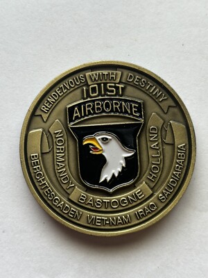101st Airborne Division Air Assault Bronz Army Challenge Coin #4308 | eBay