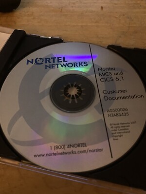 NEW Nortel Norstar CICS MICS 6.1 Documentation NTAB3435 | eBay