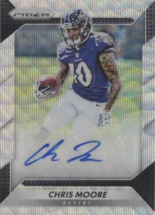 2016 Panini Prizm - Rookie Autograph Chris Moore #RA-CMR Blue Wave ...