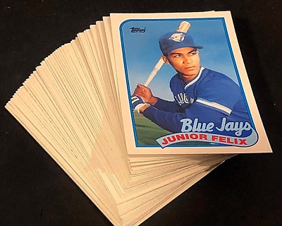 JUNIOR FELIX 1989 Topps Traded Baseball LOT of ( 40 ) ROOKIE Card #32T ...