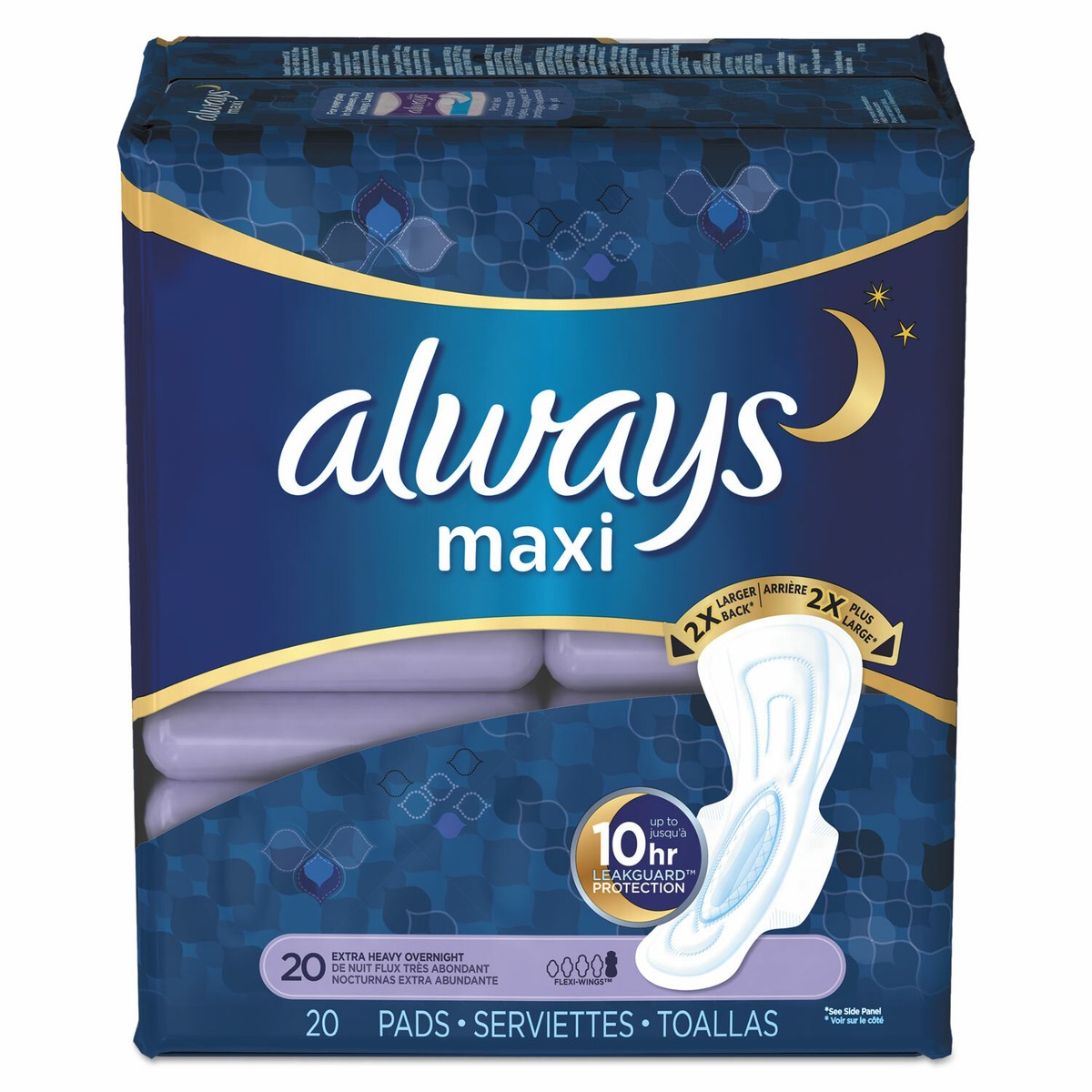 Always Maxi Extra Heavy Overnight Sanitary Pad (Size 5) -54, 46% OFF