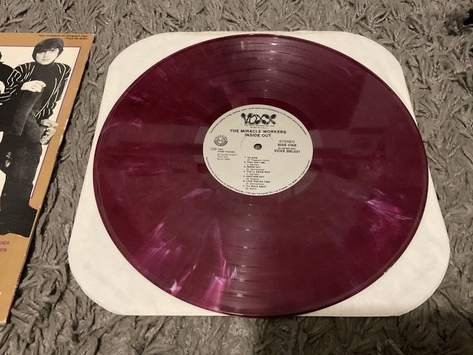 The Miracle Workers “Inside Out” Original USA 1991 Purple Marbled vinyl ...