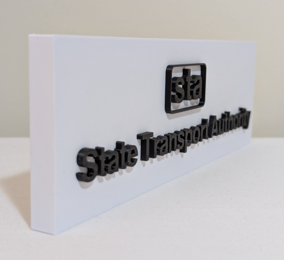 State Transport Authority Logo Plaque STA 3d Print | eBay Australia