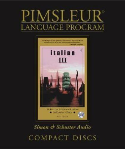 Pimsleur Language Program Ser.: Italian III by Pimsleur and Pimsleur ...