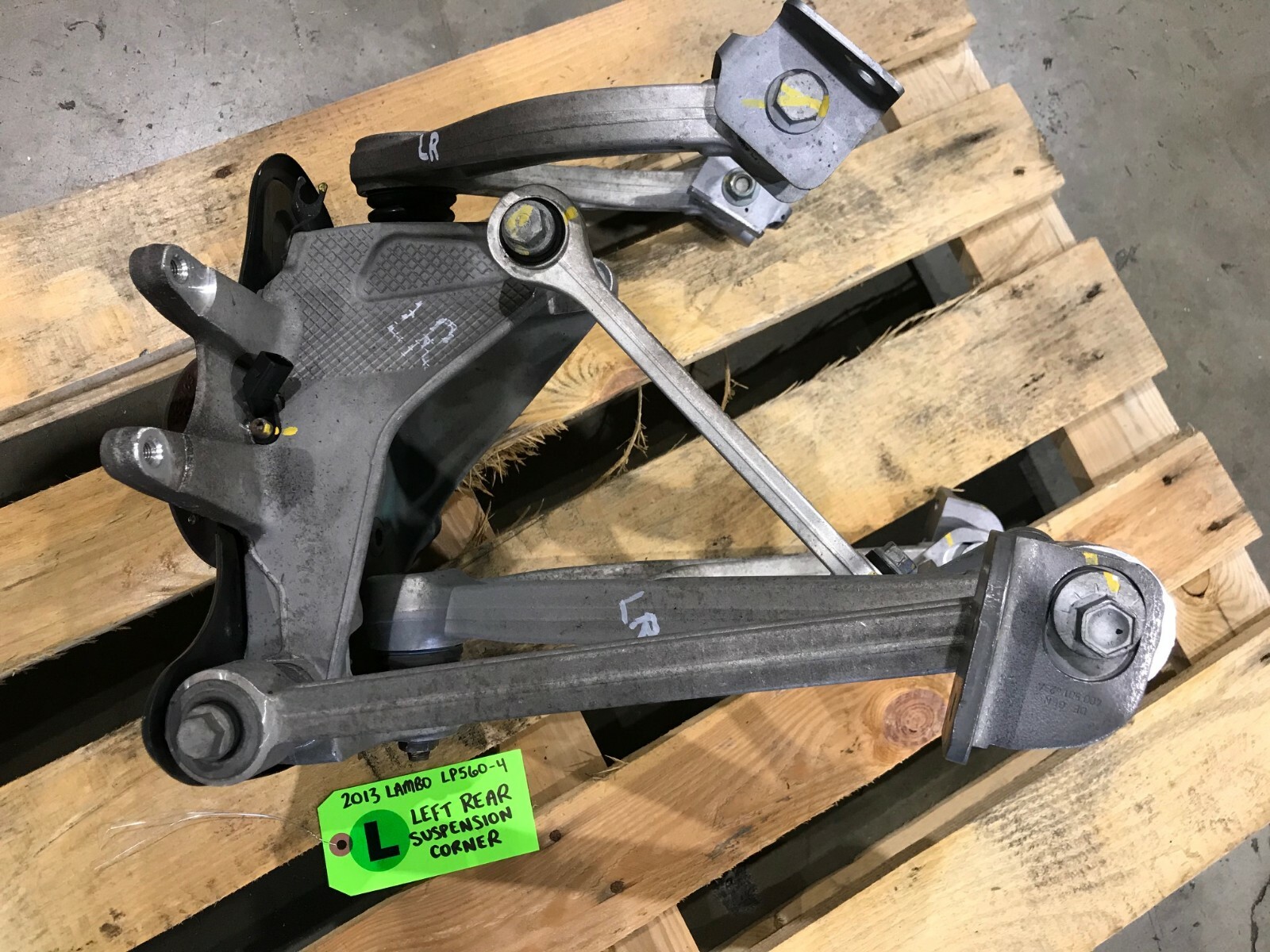 08-15 LAMBORGHINI GALLARDO LP560 LP550 LEFT REAR SUSPENSION CORNER ...