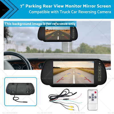 7" Parking Rear View Monitor Mirror Screen Suitable for Truck Reversing ...