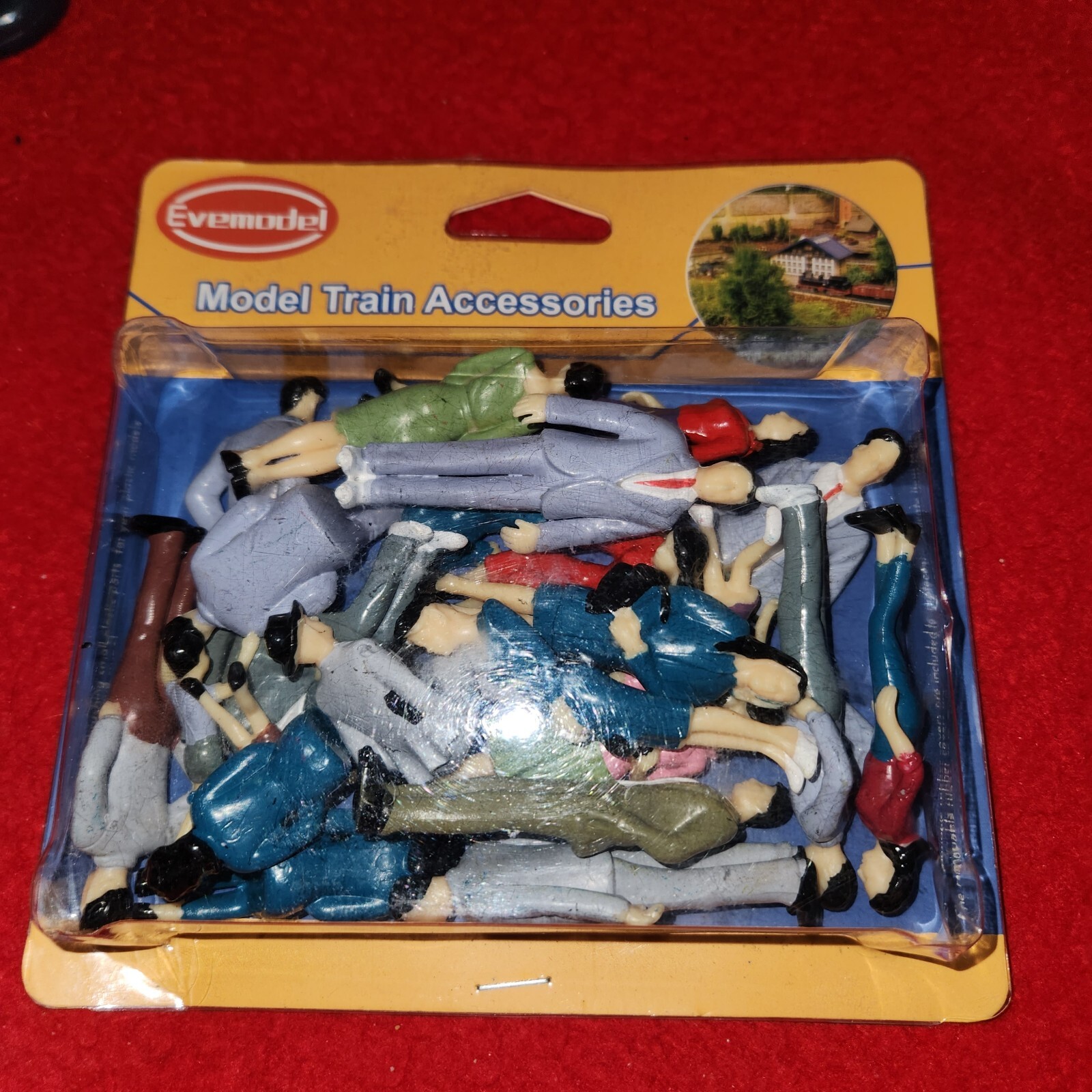 Evemodel Model Train Accessories 28 Count People Sitting Standing ...