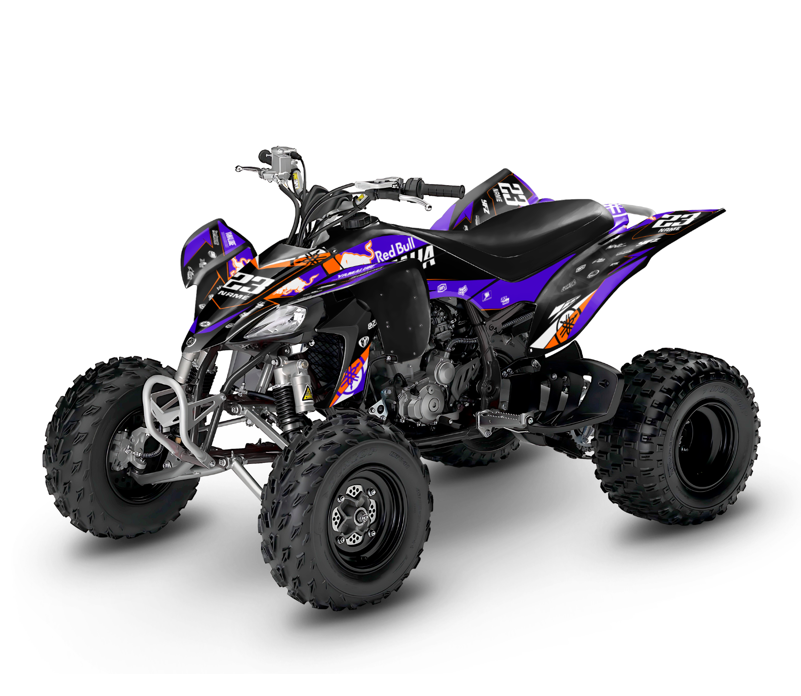 Yamaha YFZ 450 2003 to 2008 Yamaha YFZ450 YFZ450 Graphics kit Decals ...