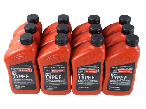 Motorcraft TYPE F Automatic Transmission & PS Fluid XT1Q1F 1 Case (12 ...