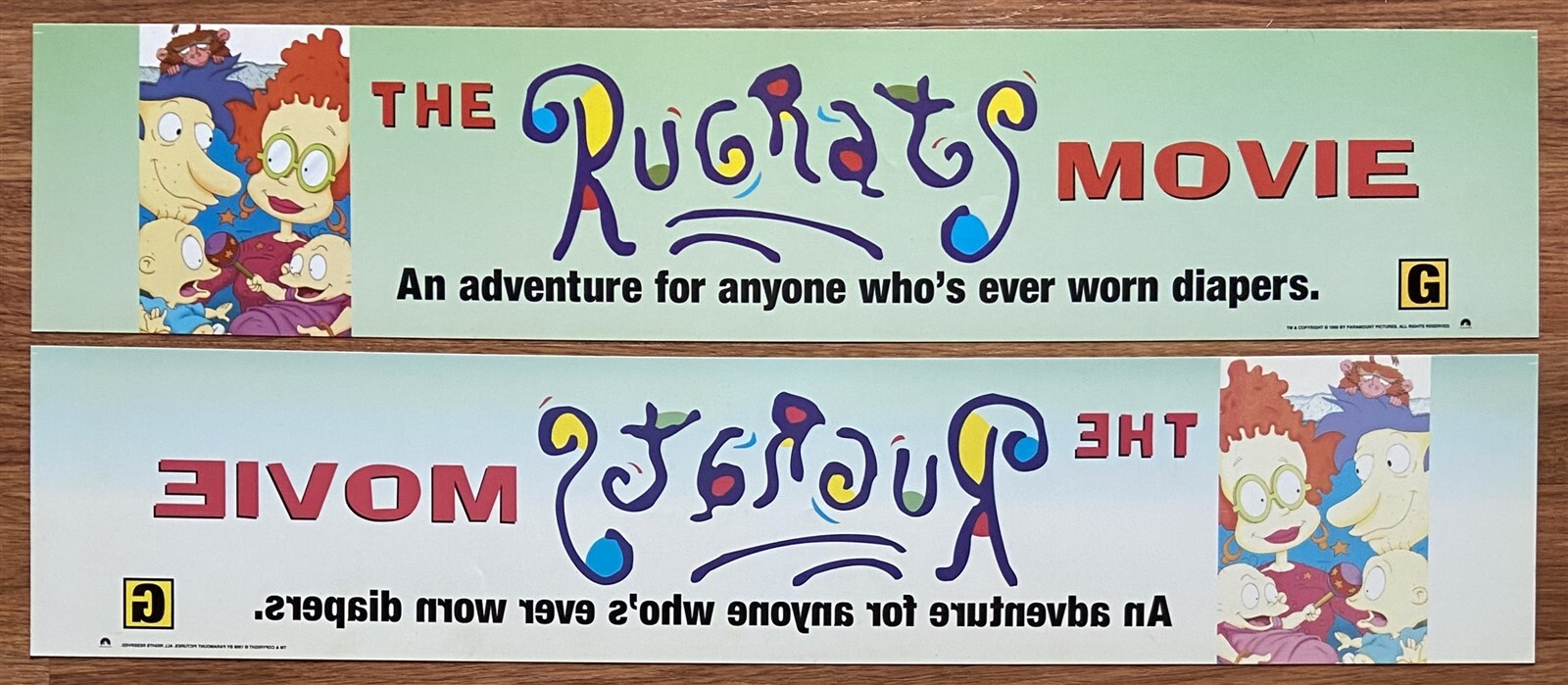 📽 The Rugrats Movie (1998) - Double-Sided - Movie Theater Mylar ...