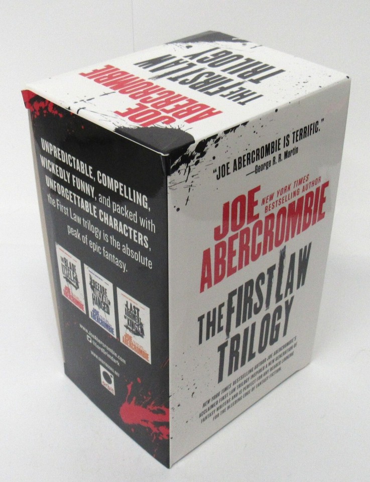 Joe Abercrombie The First Law Trilogy Paperback Box Set 2016 Orbit ...