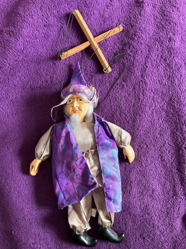 WIZARD, String Puppet, by Grove International. 17 ins Puppet, strings ...