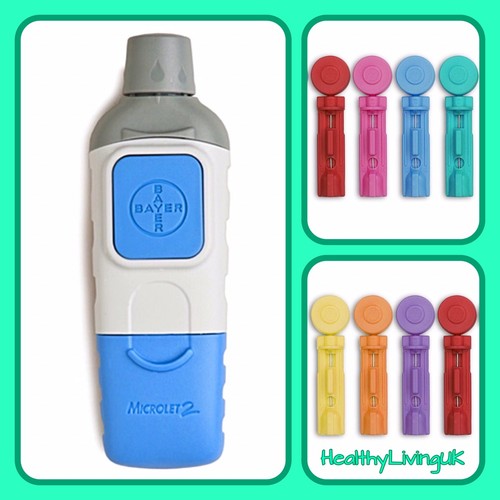 BAYER MICROLET 2 LANCING DEVICE + 10 FREE LANCETS | eBay UK