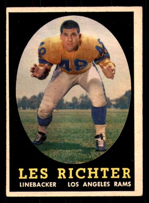 1958 Topps #105 Les Richter Excellent+ LA Rams ID:387480 | eBay
