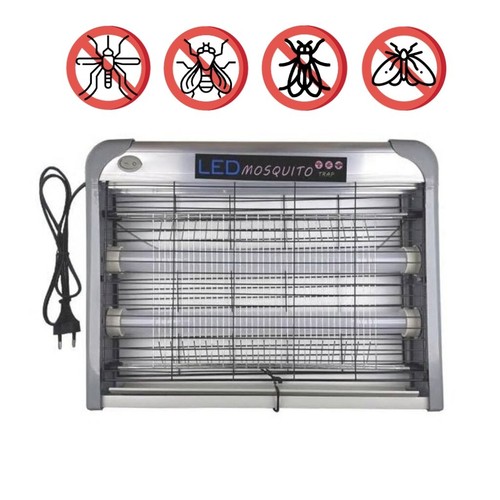 MOUSTIQUAIRE ÉLECTRIQUE INSECTICIDE 2 LAMPES UV ATTIRE MOUSTIQUES ...