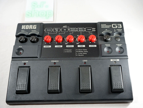 Korg G3 Guitar Multi Effect Pedal Guitar Performance Processor free ...