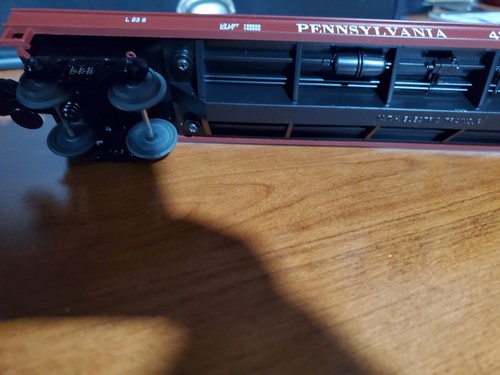 MTH Premier Pennsylvania Flat Car With Custom Wood Deck O Gauge Ex. | eBay