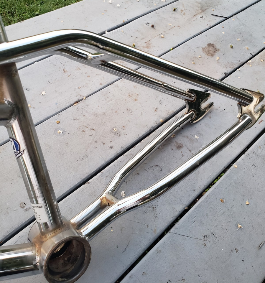 Rare!! 1996 Free Agent "Air Raid" BMX Freestyle Frame 20" TT 4130 ...