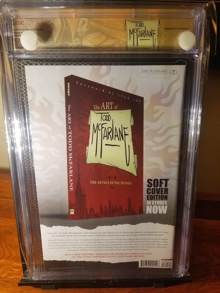 Spawn 230 CGC 9.6 Signed Todd McFarlane Rare Sketch Cover 423 Homage ...