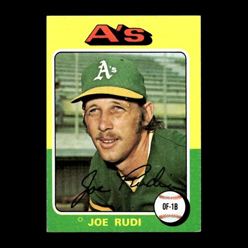 Joe Rudi 1975 Topps Oakland Athletics #45 GM R305 | eBay