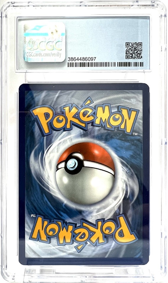 CHARIZARD Pokemon #025/185 Vivid Voltage Cracked Ice Holo CGC Grade 8.5 ...