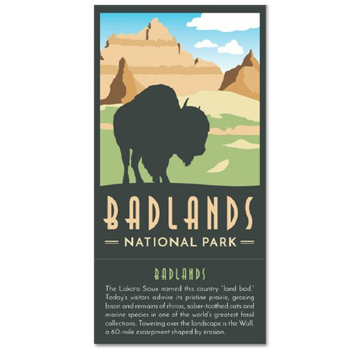 Trailblazer Collection Series Badlands National Park Collectible Vinyl ...