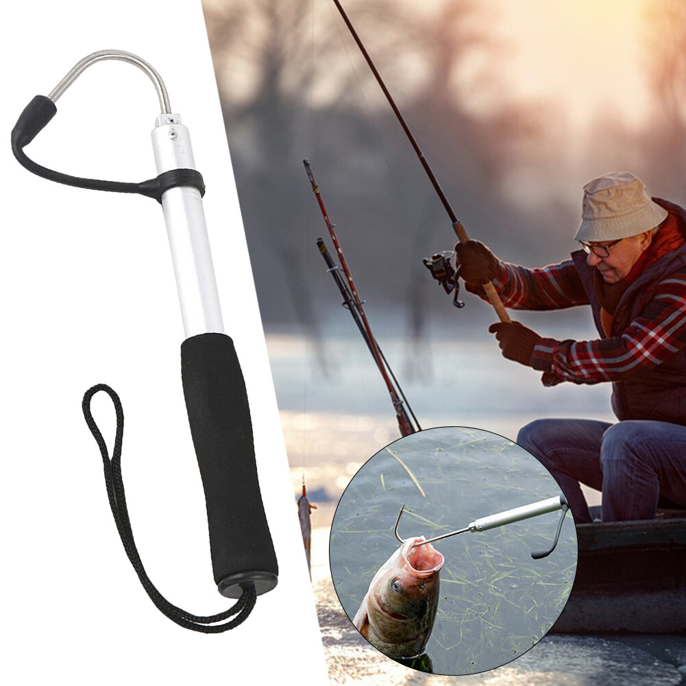 # Ice Fishing Metal Spear Hook Portable Fish Gaff for Saltwater Ice ...