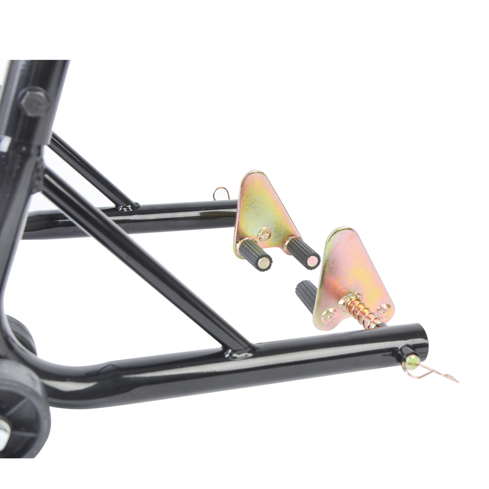 Adjustable Width Front Motorcycle Stand | Swingarm Spool Wheel Lift ...