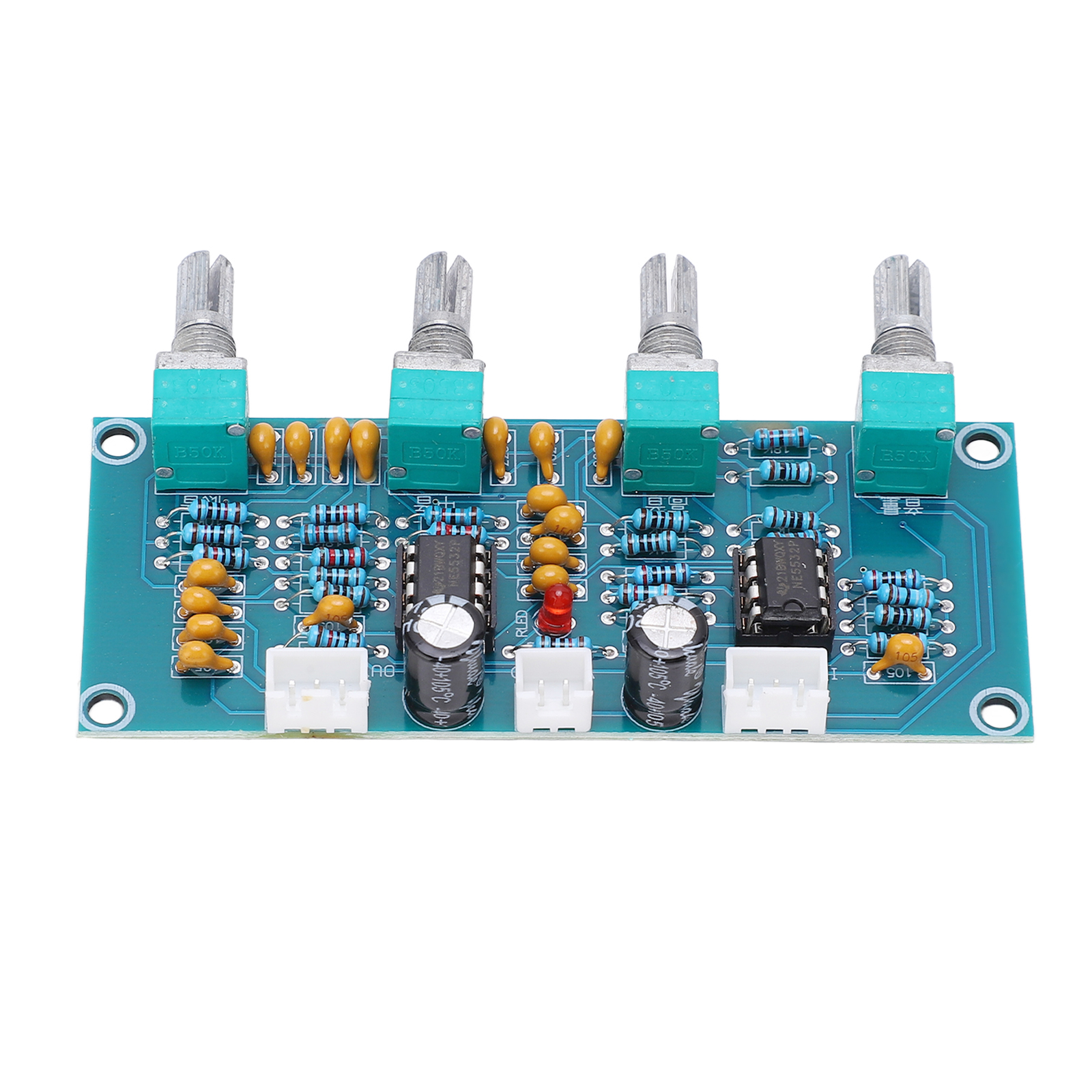 Digital Power Amplifier Board PCB 2 Channels Preamp Board Module NE5532 ...