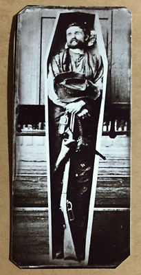 Rube Burrow In His Coffin #2 tintype C1028RP | eBay