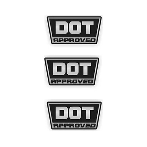 3 Set Dot Stickers Decals Vinyls Self Adhesive for Helmet Motorcycle | eBay