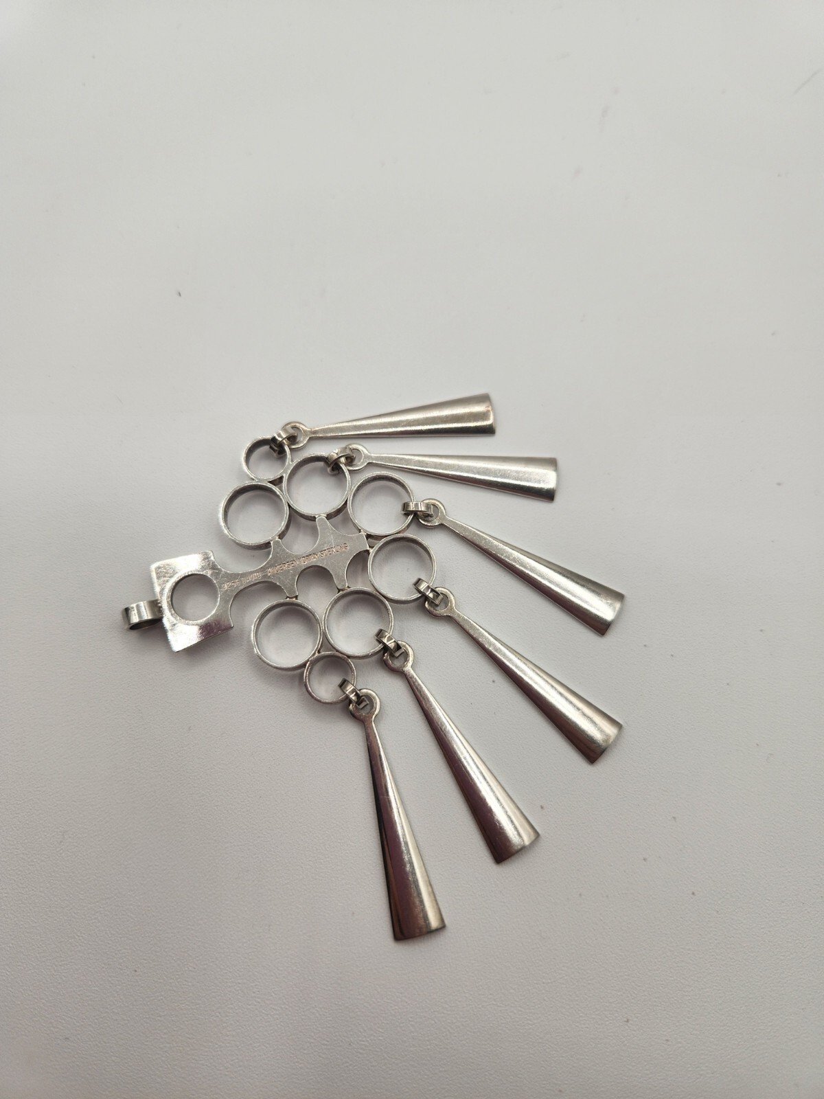 Vintage David Andersen Pendant Modernist Sterling Sil… - Gem