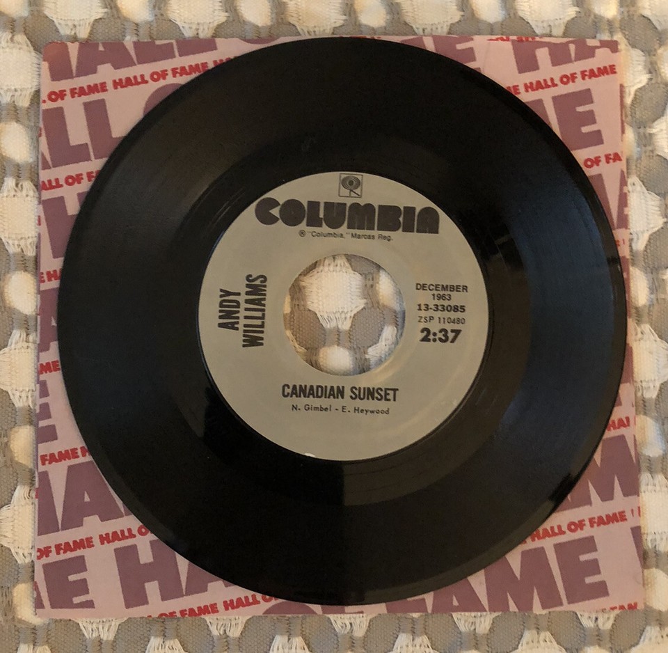 Andy Williams: Canadian Sunset / Hawaiian Wedding Song / 45 Rpm | eBay