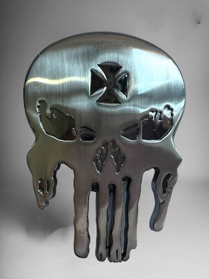 Skull With Iron Cross Belt Buckle Hebilla De Calavera Con Cruz | eBay