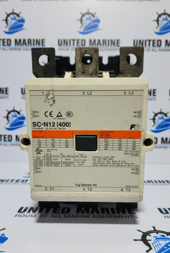 FUJI ELECTRIC SC-N12(400) Magnetic Contactor 380-450V 50/60Hz Ith 450A ...