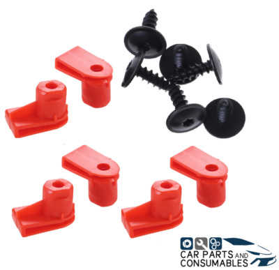 6 X Screw in clips fasteners for Vauxhall Bumper and Screws | eBay UK