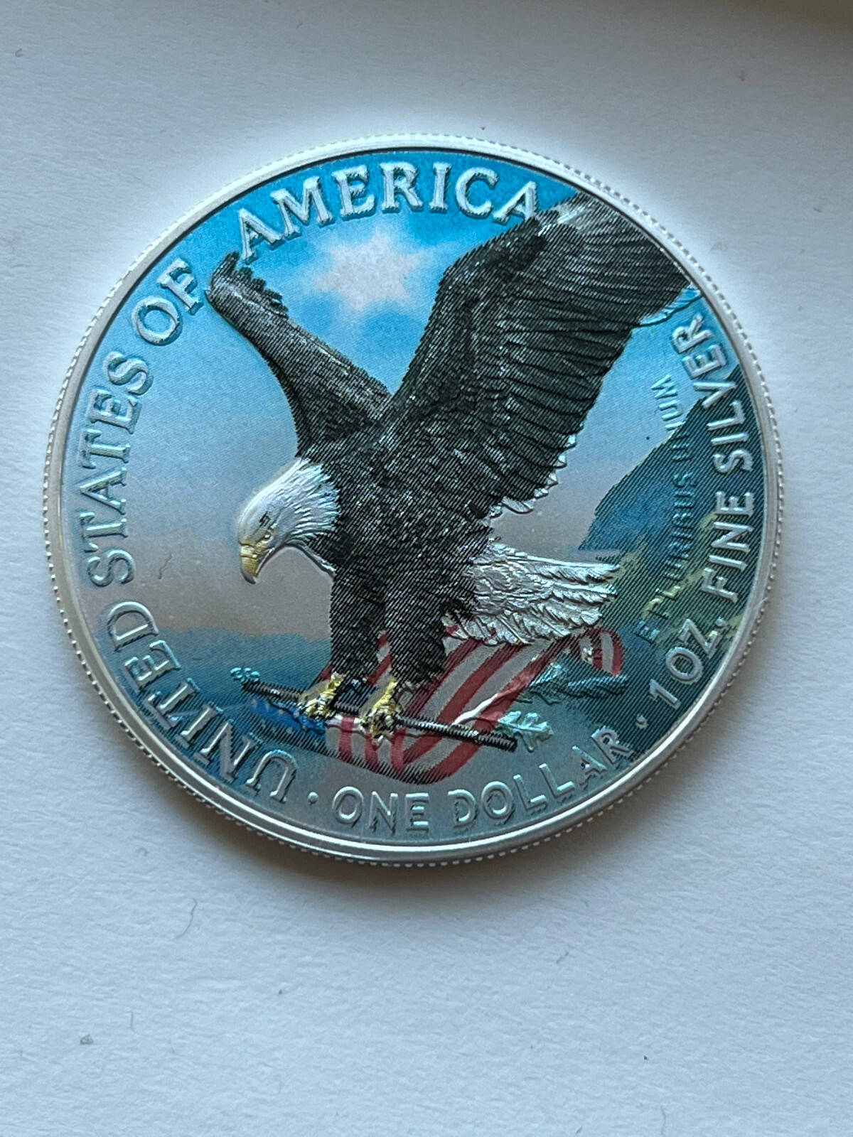Colorized American Silver Eagle 1oz .999 Silver Dollar Coin | eBay