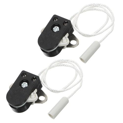 2 Pcs Rope Switch Ceiling Light Pull Cord Lamp Replacement Parts | eBay UK